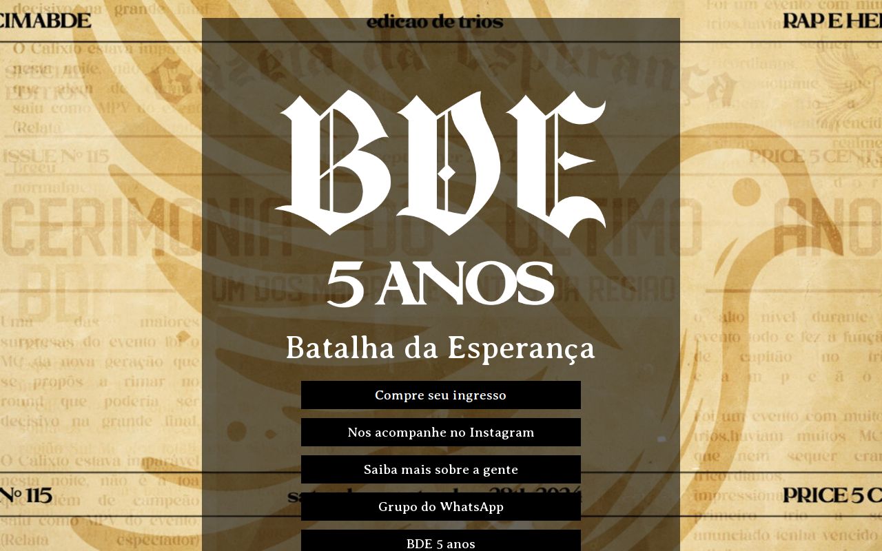 BDE 5 ANOS